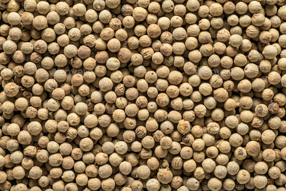 White pepper peppercorn full frame texture or background. Stock Photo ...