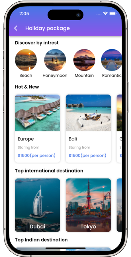 Hotel Booking and Tour Travel App Template in Flutter | Multi Language ...