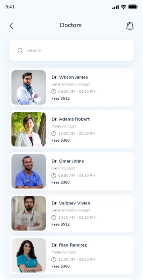 Medico Ui Template Flutter 3.13 Supported by squaresoftnet | CodeCanyon