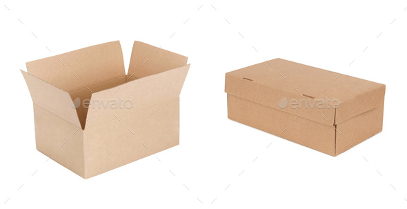 open and closed boxes Stock Photo by ozaiachin | PhotoDune
