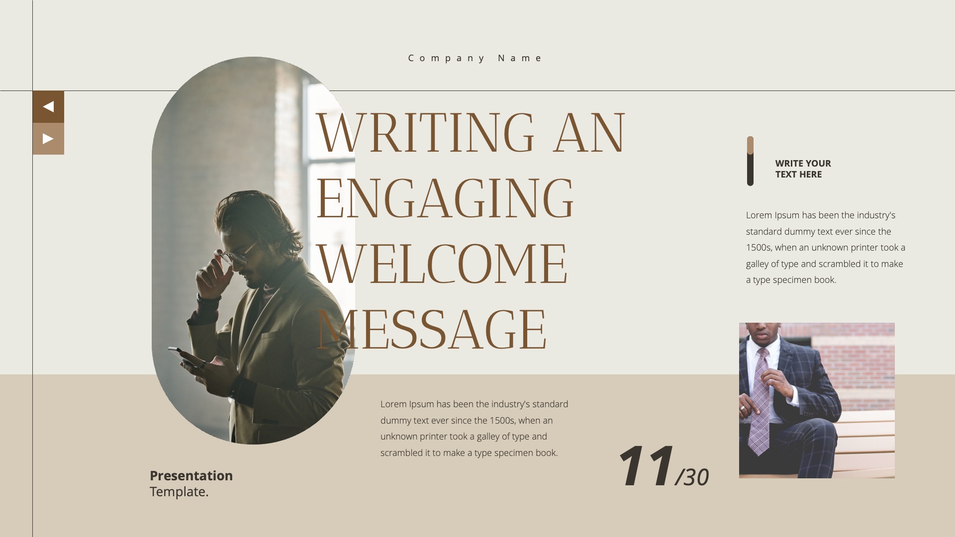 Client Welcome Guide PowerPoint Template, Presentation Templates ...