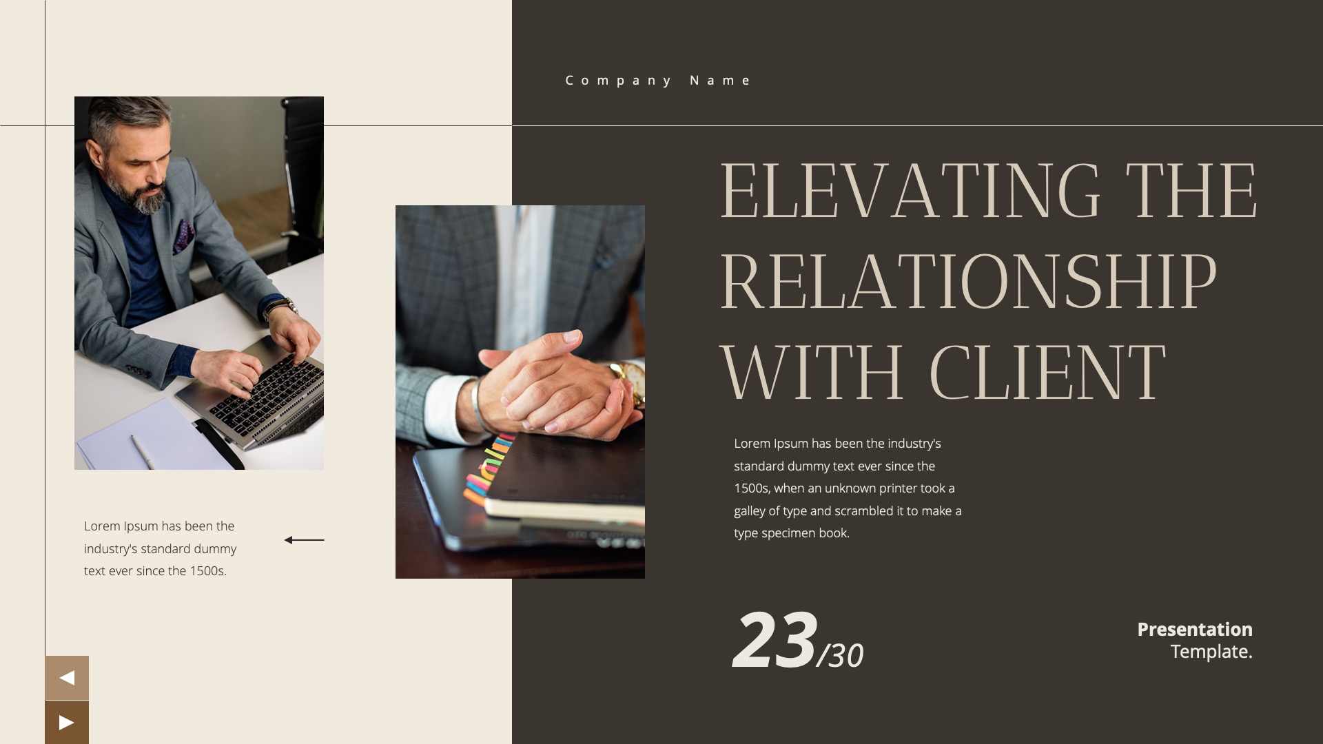 Client Welcome Guide PowerPoint Template, Presentation Templates ...