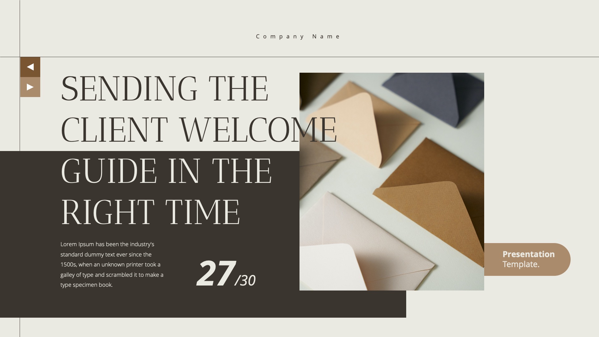 Client Welcome Guide PowerPoint Template, Presentation Templates ...