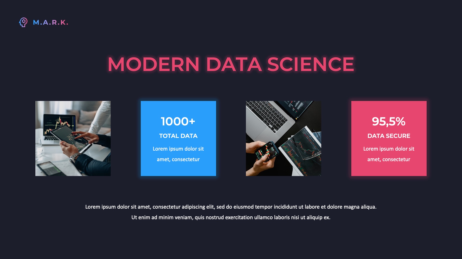 Mark - Data Science Presentation PowerPoint, Presentation Templates