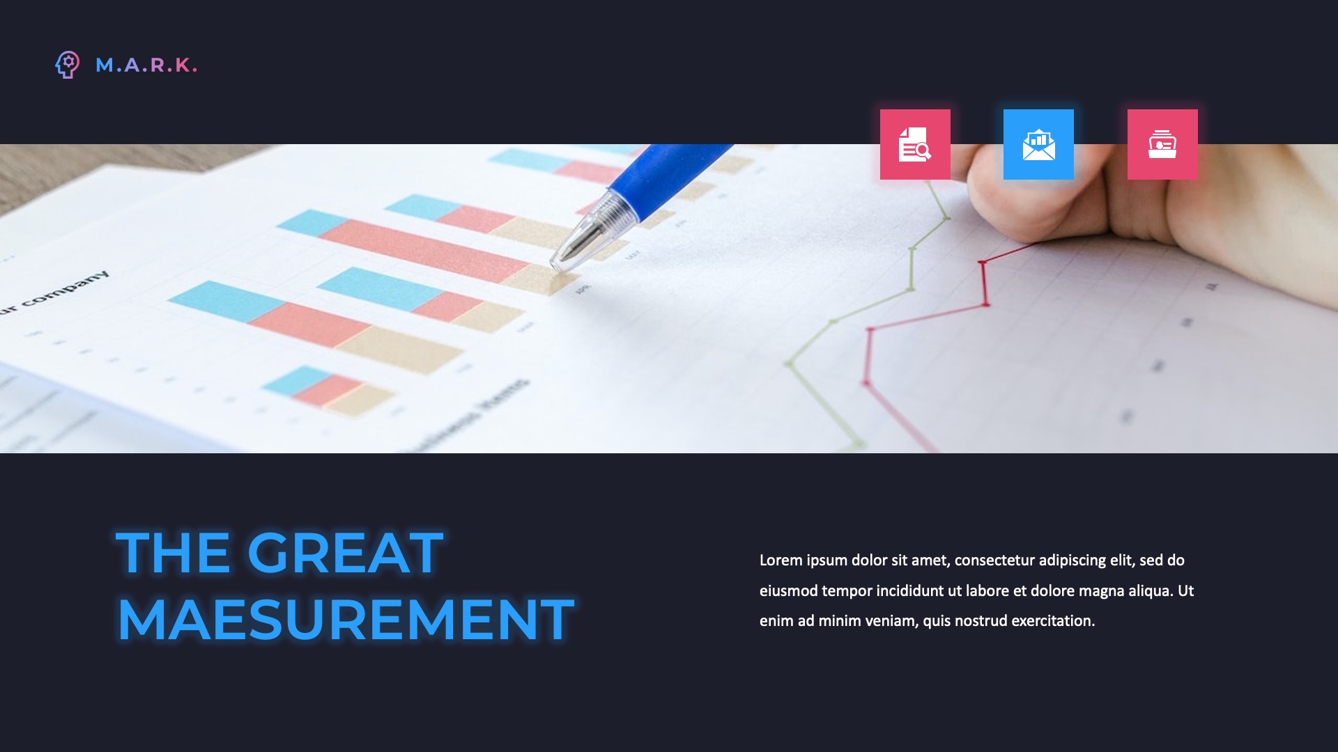 Mark - Data Science Presentation PowerPoint, Presentation Templates