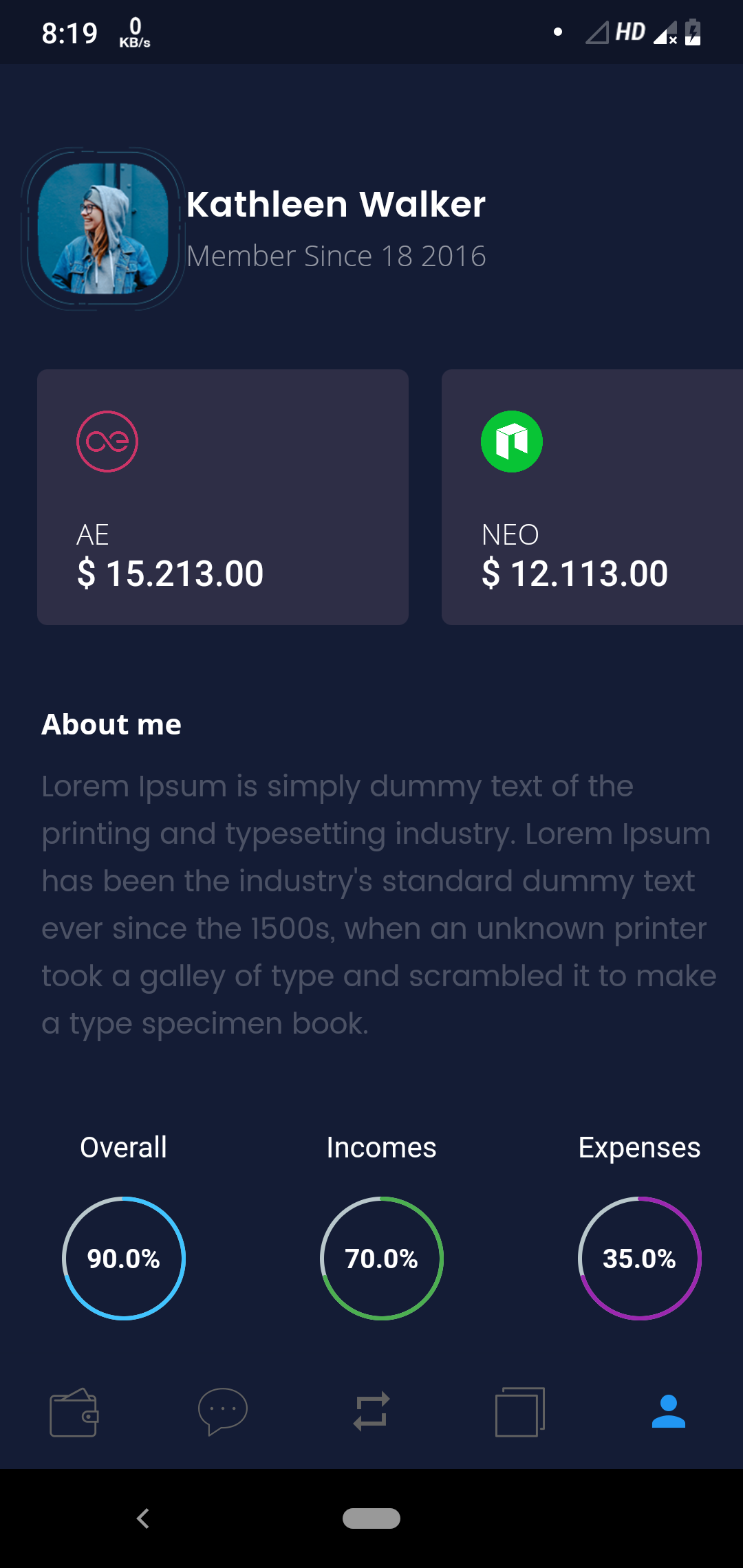 Crypto App Flutter CryptoCurrency App Trade & wallet flutter 3.0 app by ...
