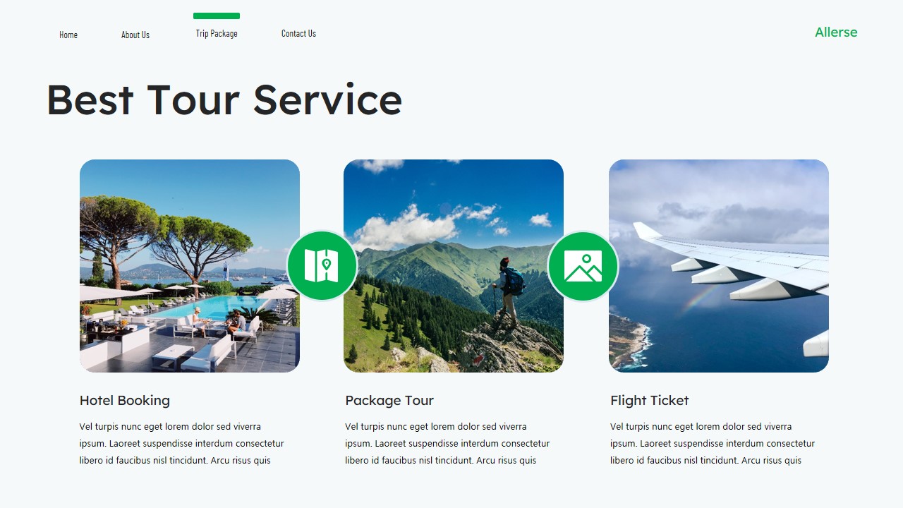 ALLERSE- Travel Agency Profile Presentation Keynote Templates ...