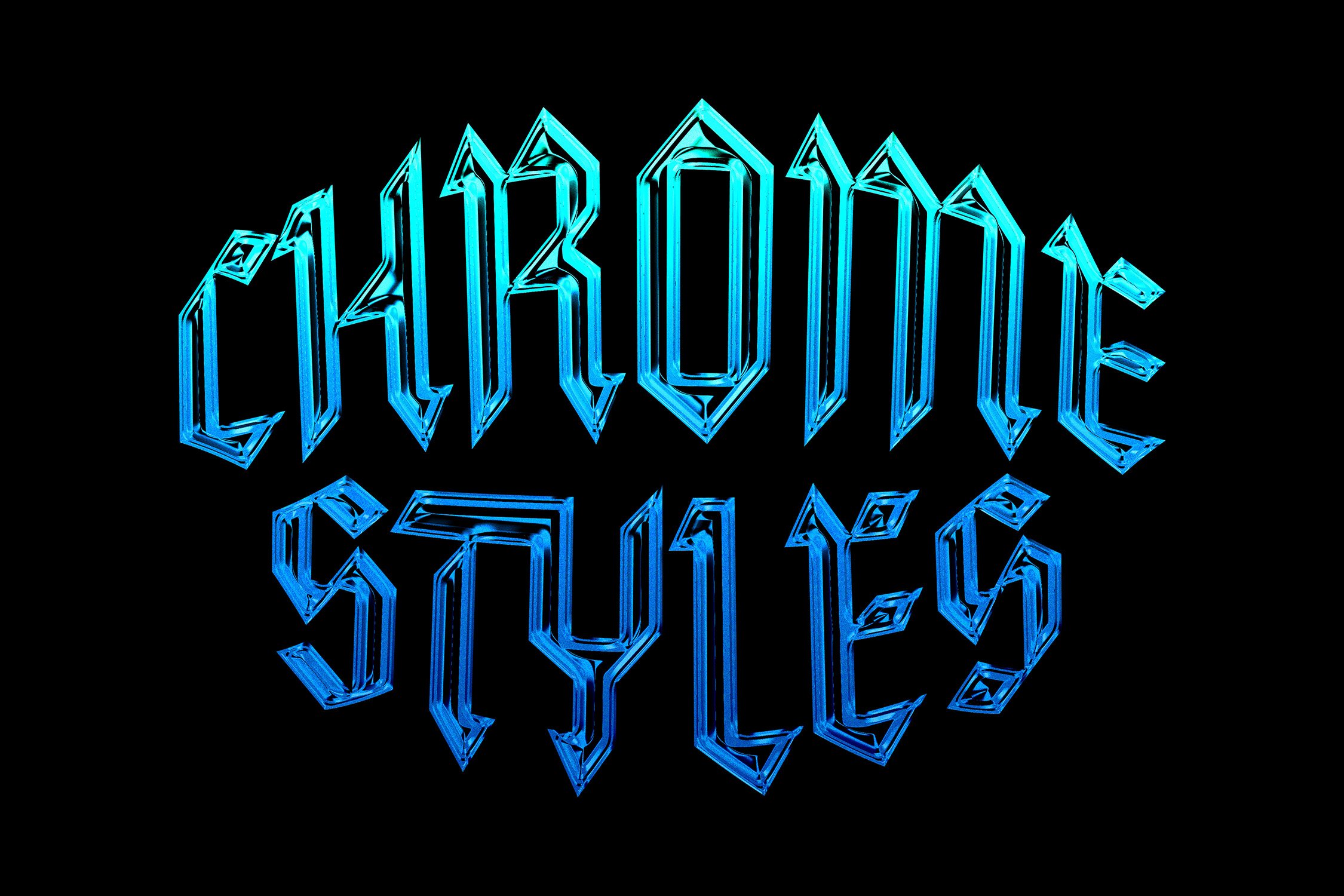 Galactic Chrome Text Styles, Add-ons | GraphicRiver