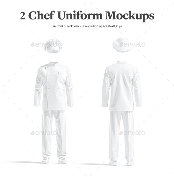 Chef Uniform Mockup, Graphics | GraphicRiver