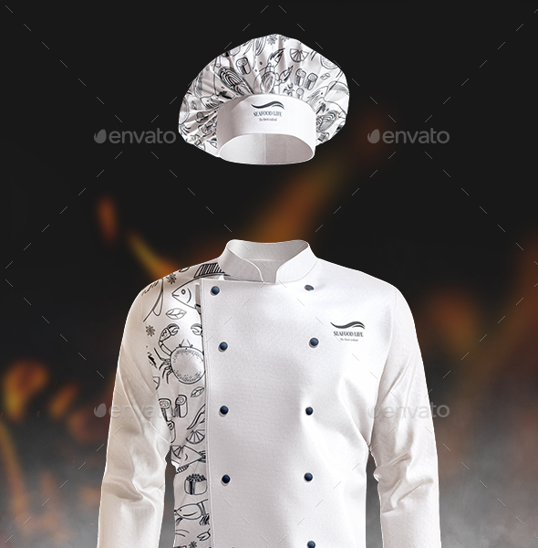 Chef Uniform Mockup, Graphics | GraphicRiver