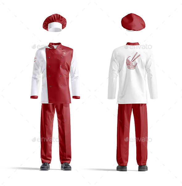 Chef Uniform Mockup, Graphics | GraphicRiver