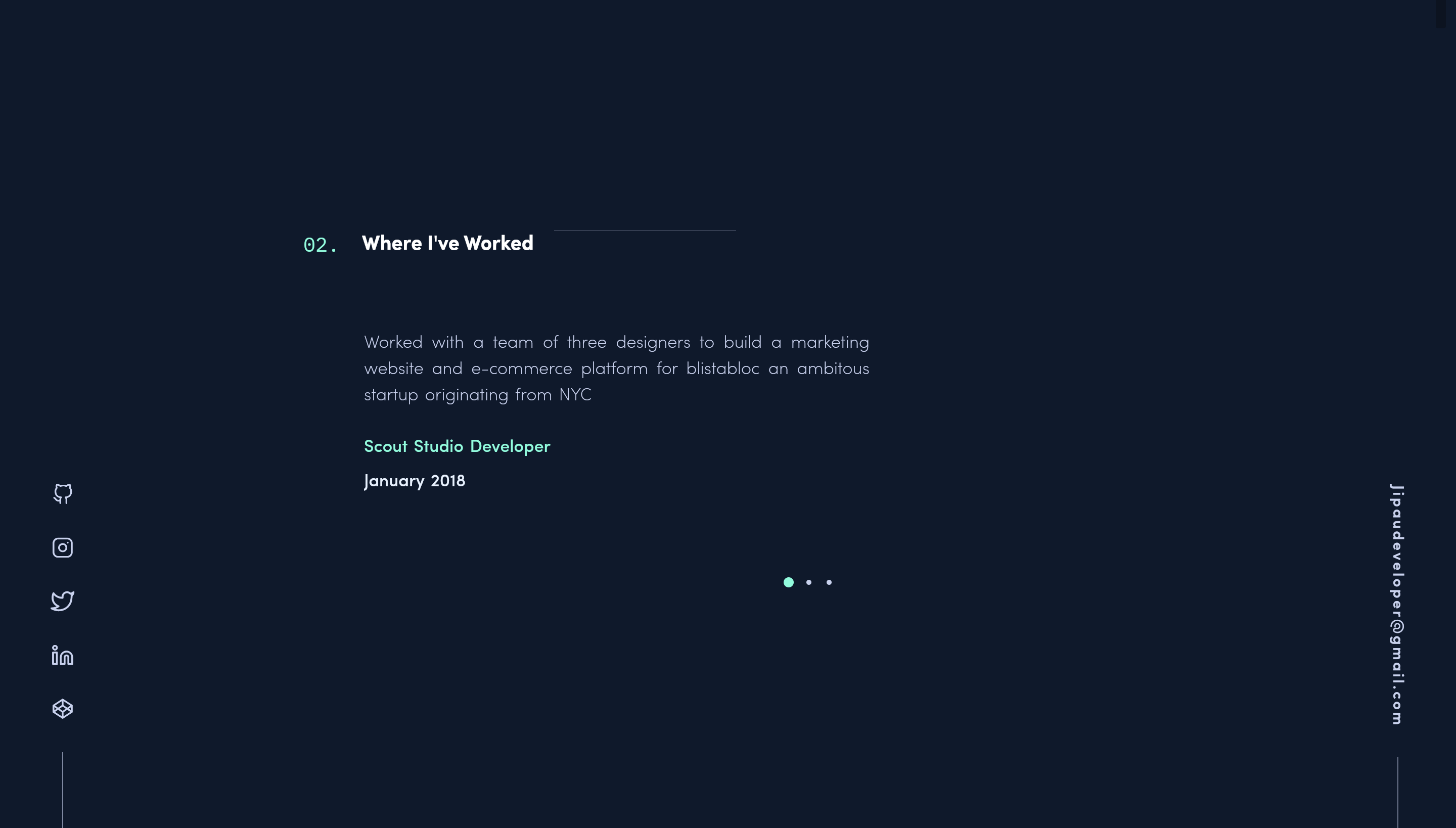 Jeff - Personal Website Developer Portfolio in flutter website by ...