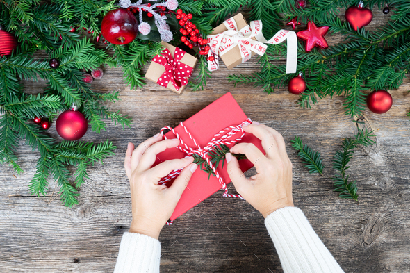 Christmas gift giving Stock Photo by Neirfy007 | PhotoDune