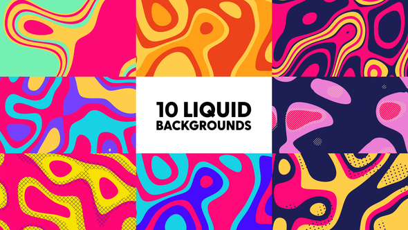 Liquid Backgrounds by GiraffeMotionStudio | VideoHive