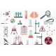 Science Laboratory Isolated Elements Set, Vectors | GraphicRiver