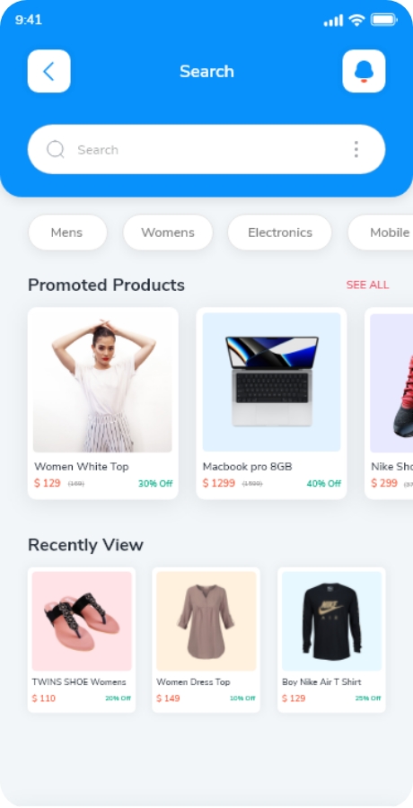 E-Shopify UI Template Flutter 3.3 Supported by UiThemeworld | CodeCanyon