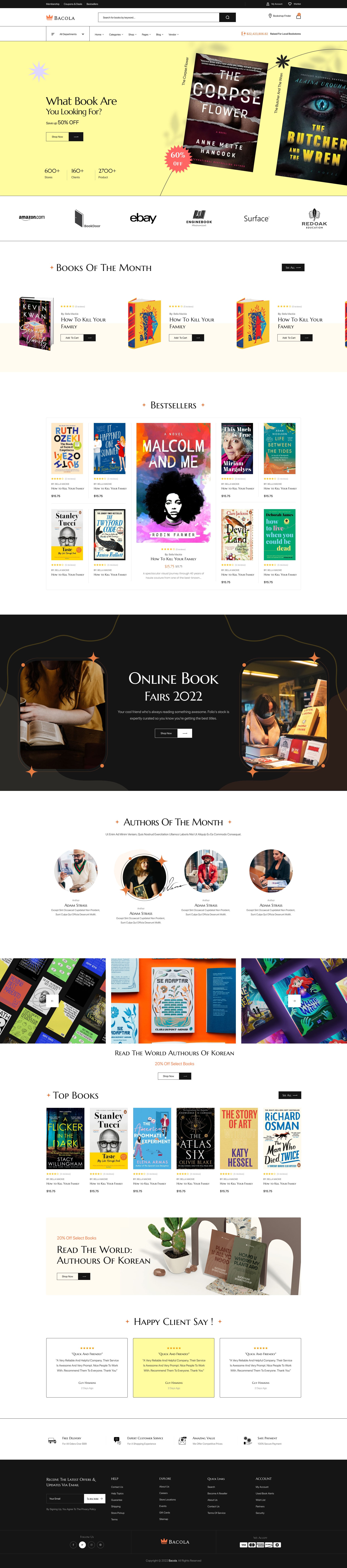 Baloca - Book Store WooCommerce Theme by leebrosus | ThemeForest