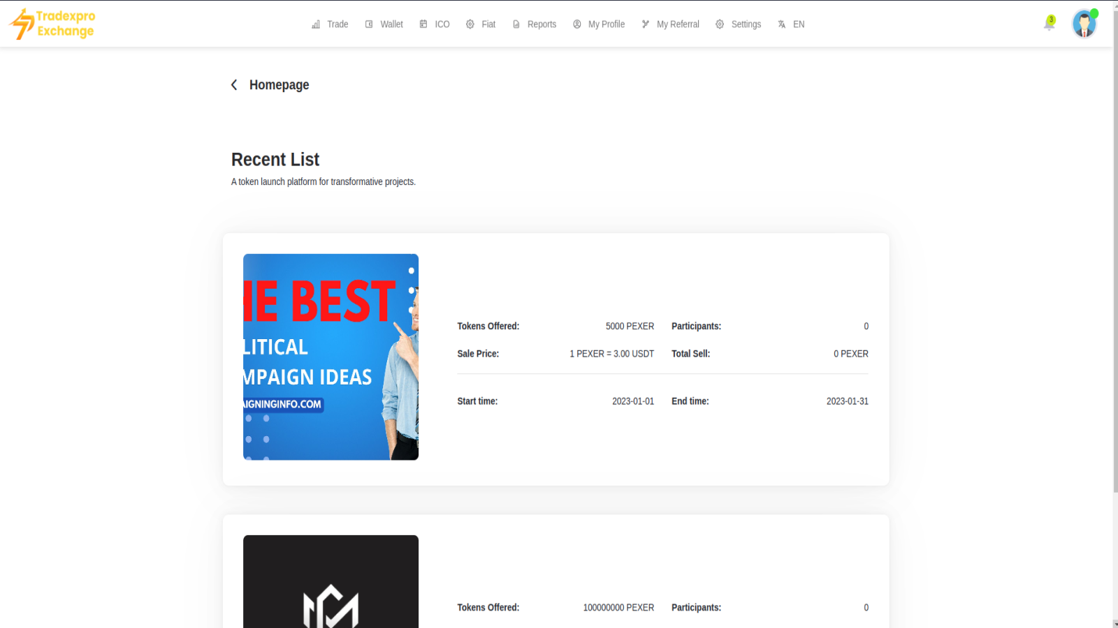 Tradexpro ICO Launchpad - Initial Token Offering Addon by itechtheme