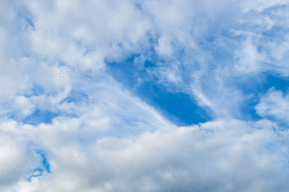 Cloud sky fluffy background Stock Photo by Mumemories | PhotoDune