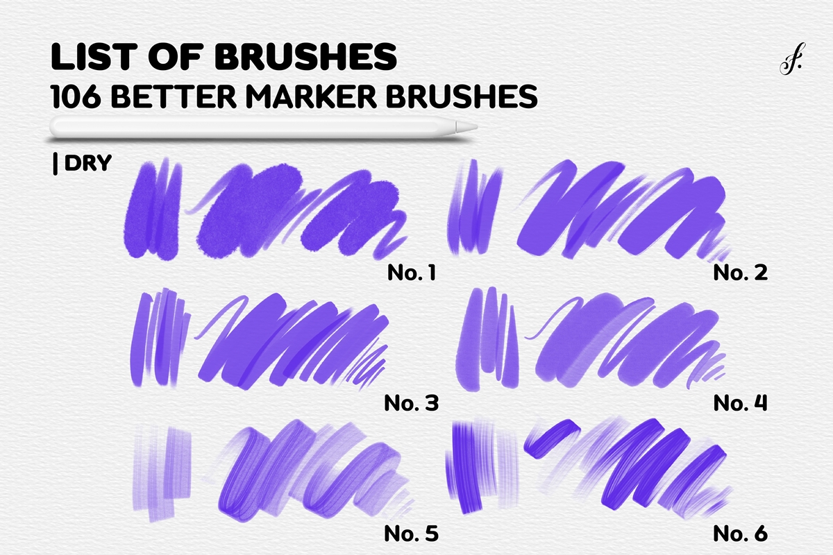 Procreate Copic Marker | 106 Better Marker Brushes, Add-ons | GraphicRiver