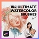 Best Watercolor Brushes Procreate | 144 Brushes For Procreate ...