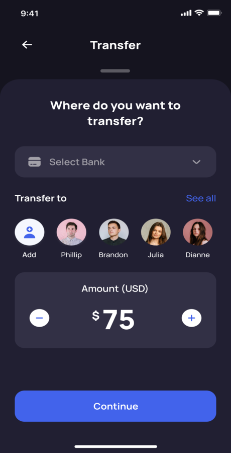 FinPay App ANDROID + IOS + FIGMA | UI Kit | Flutter | Banking, E-Money Management by FlutterVision