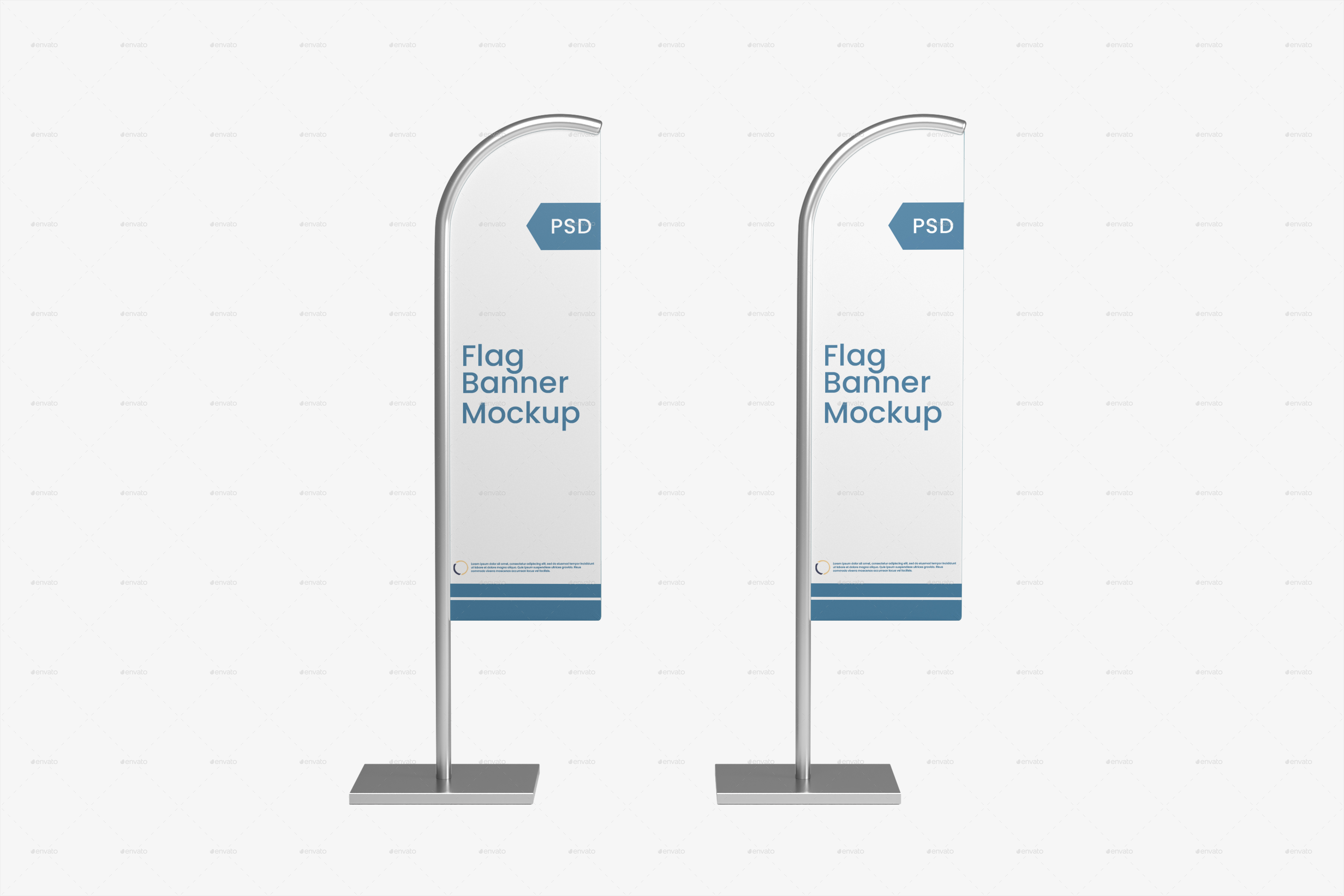 Flag Banner Mockup, Graphics | GraphicRiver