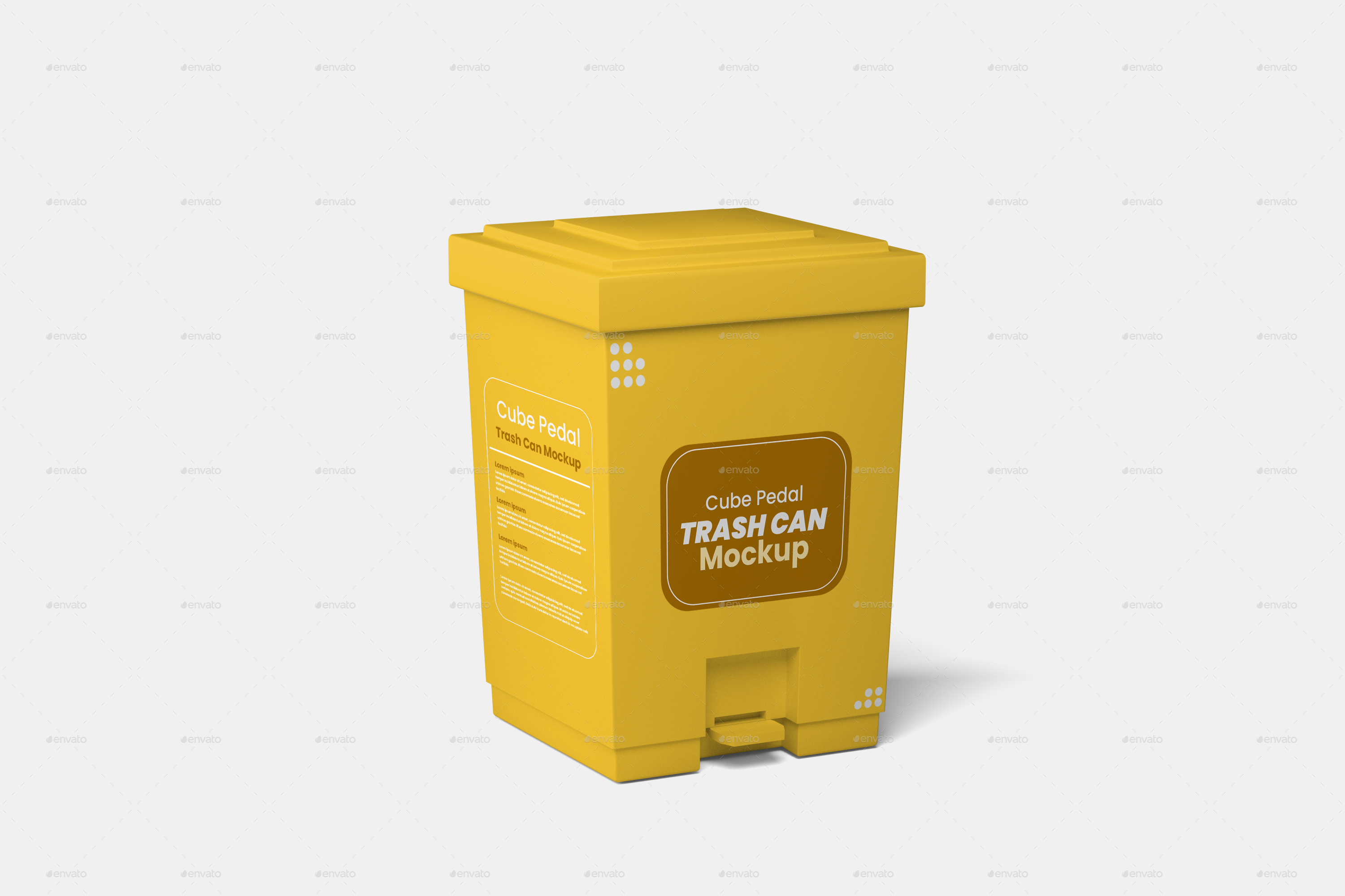 Trash Bin Mockup by tiyasprabawa | GraphicRiver