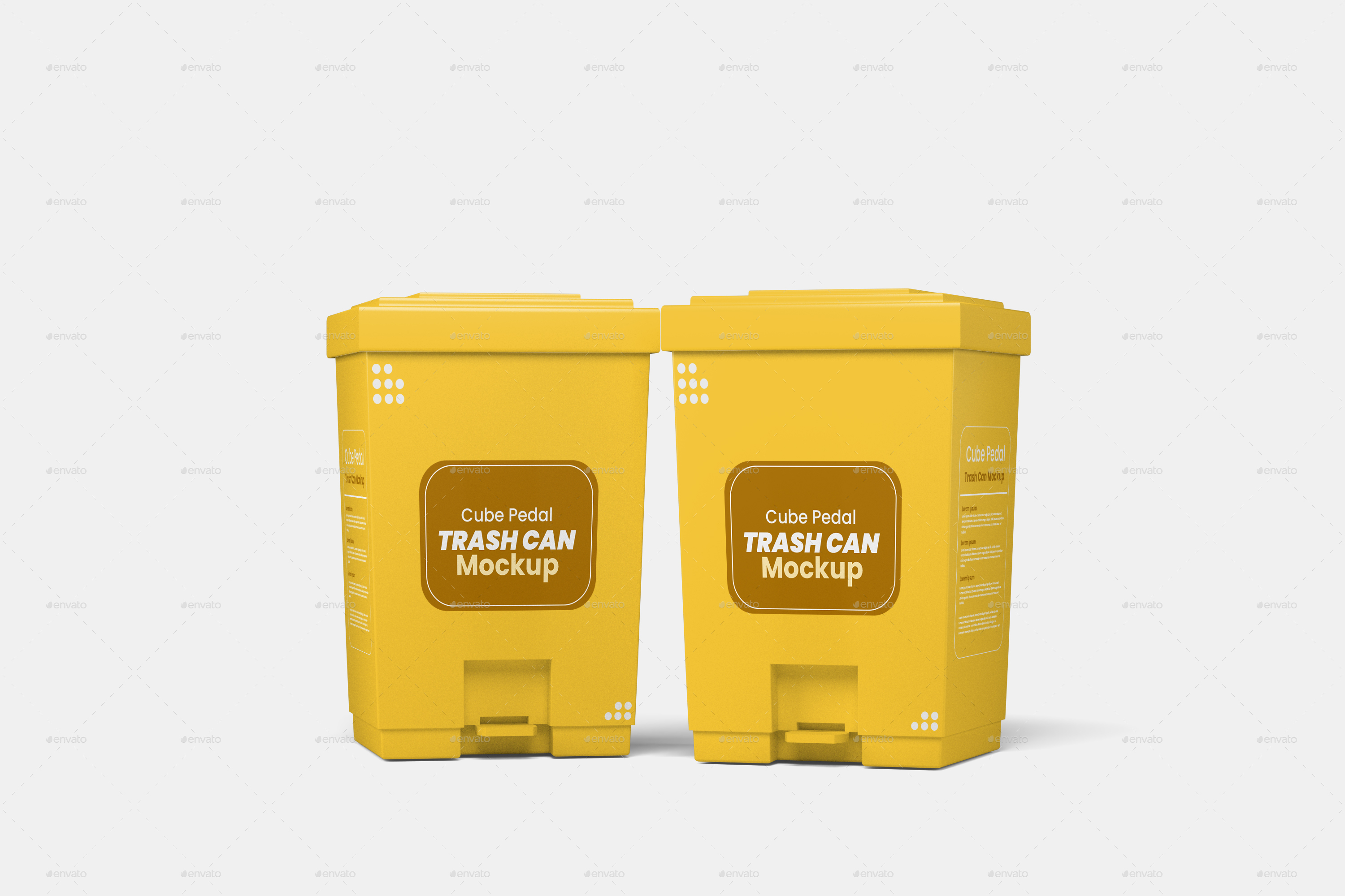 Trash Bin Mockup by tiyasprabawa | GraphicRiver