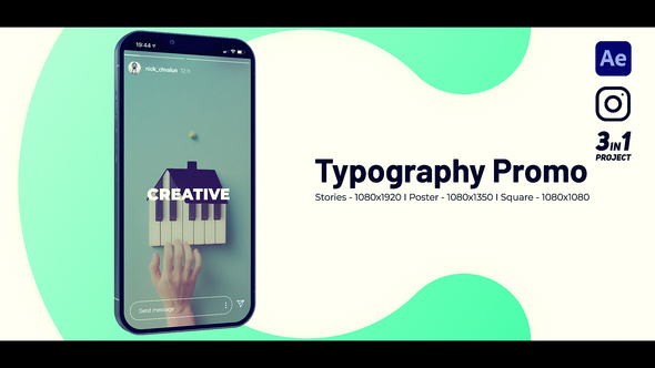 Instagram Typography Promo, After Effects Project Files | VideoHive