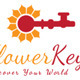 Flower Key Logo, Logo Templates | GraphicRiver