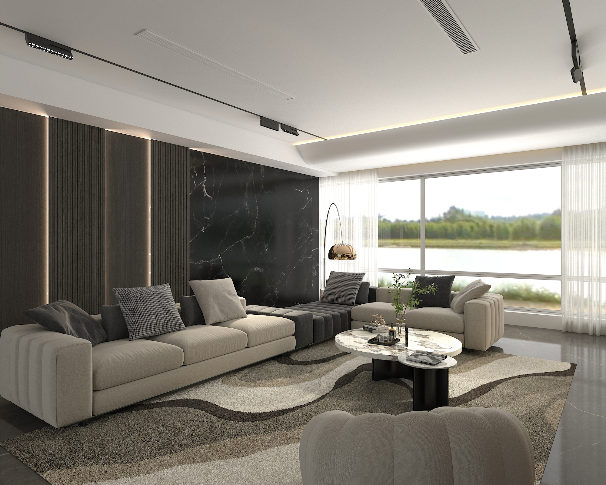 Modern Living Room Scene 2 by nhattuankts | 3DOcean