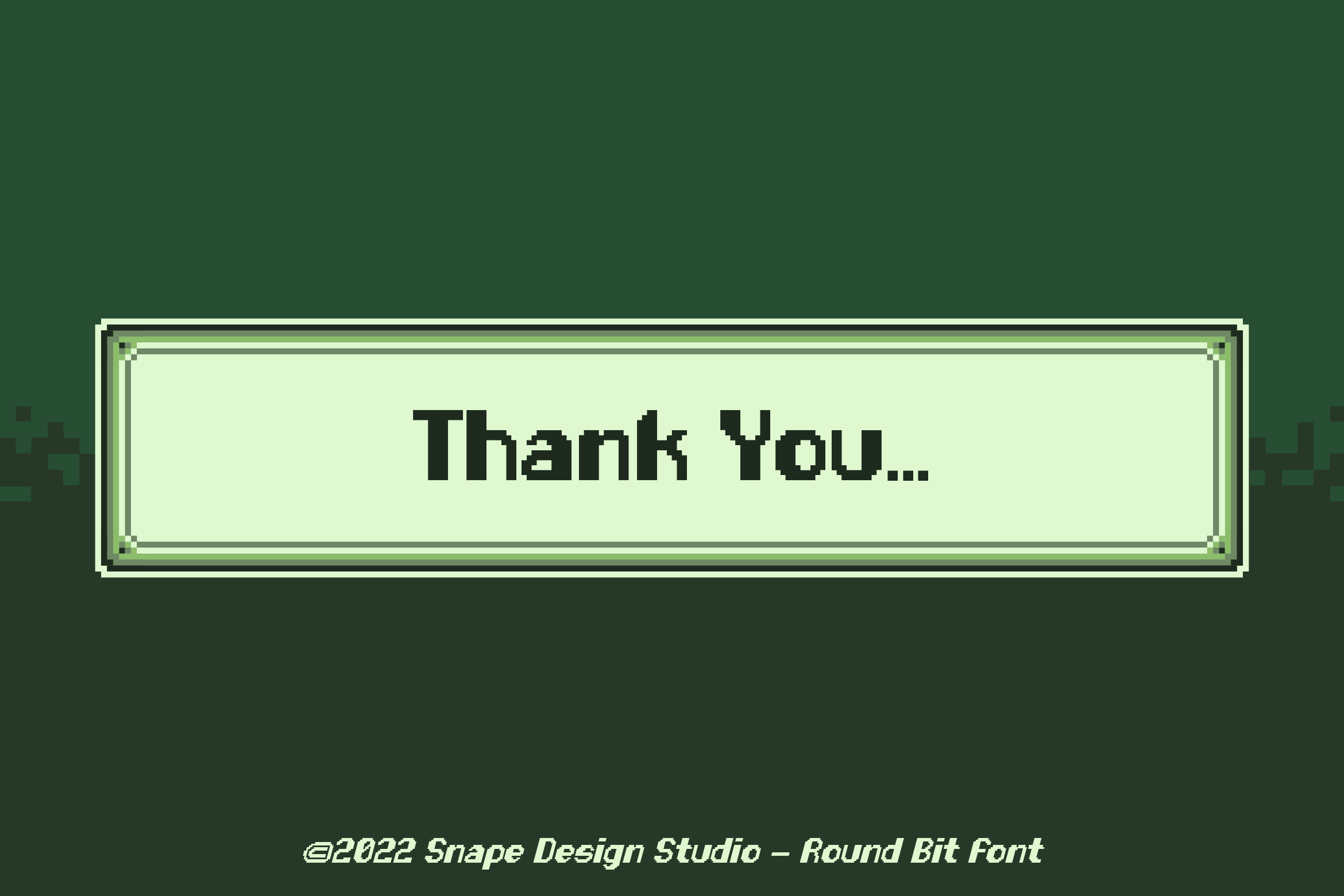 Round Bit - Pixel Font, Fonts | GraphicRiver