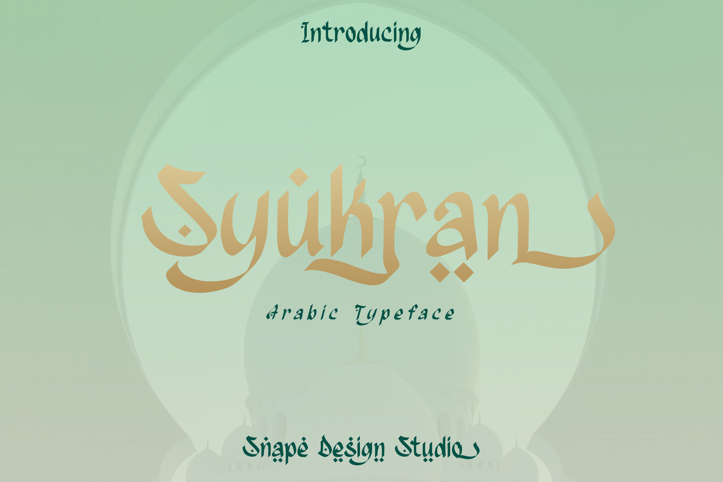 Syukran - Arabic Typeface, Fonts | GraphicRiver