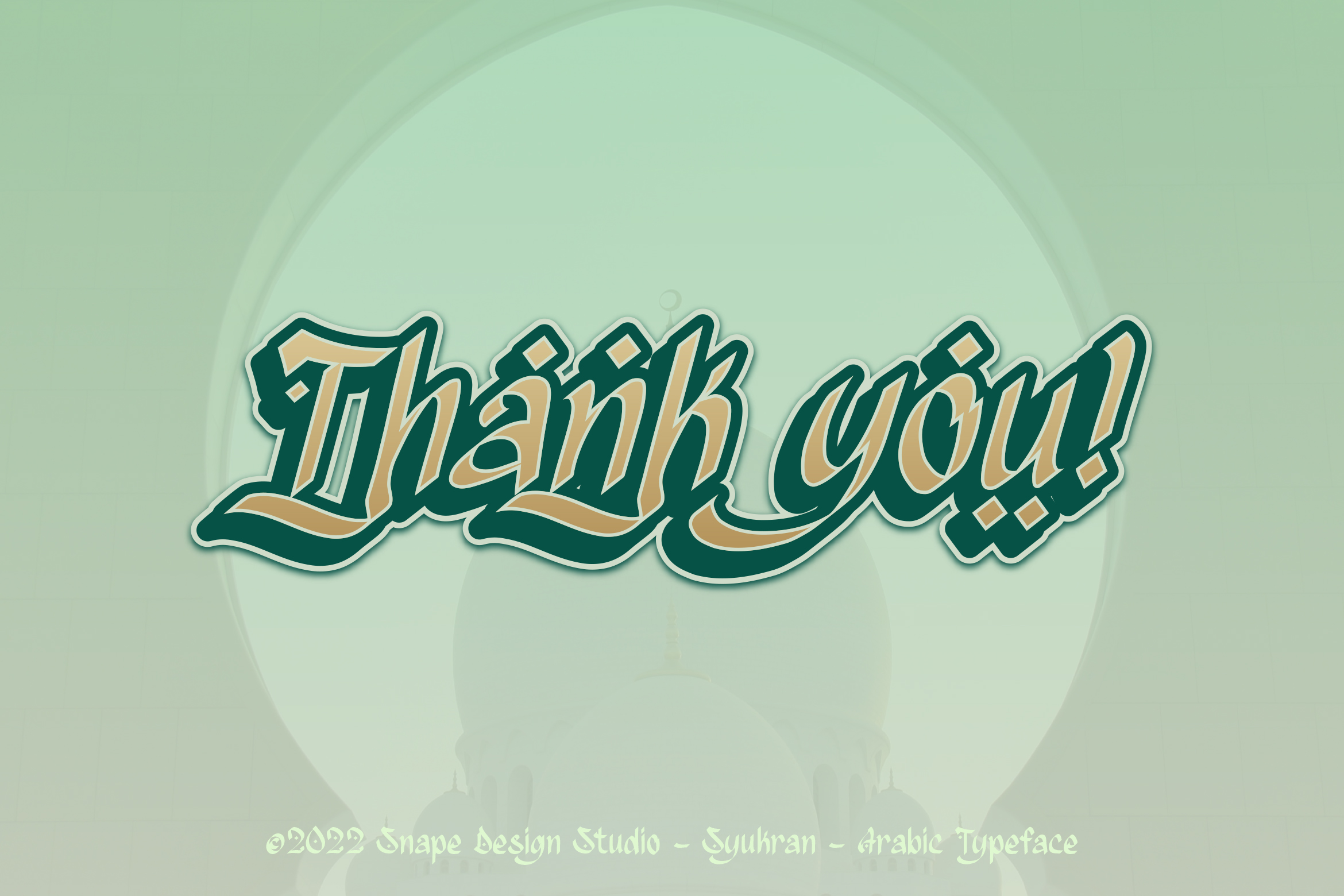 Syukran - Arabic Typeface, Fonts | GraphicRiver