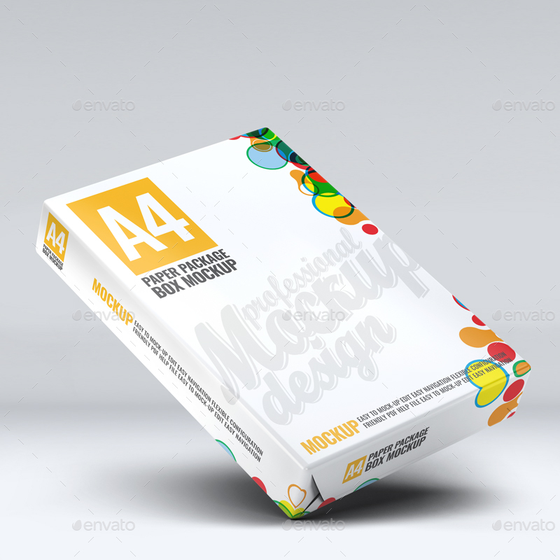 Paper Package Box Mock-Up, Graphics | GraphicRiver