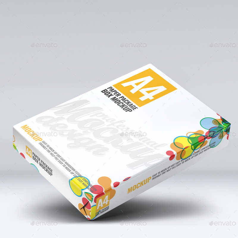 Paper Package Box Mock-Up, Graphics | GraphicRiver