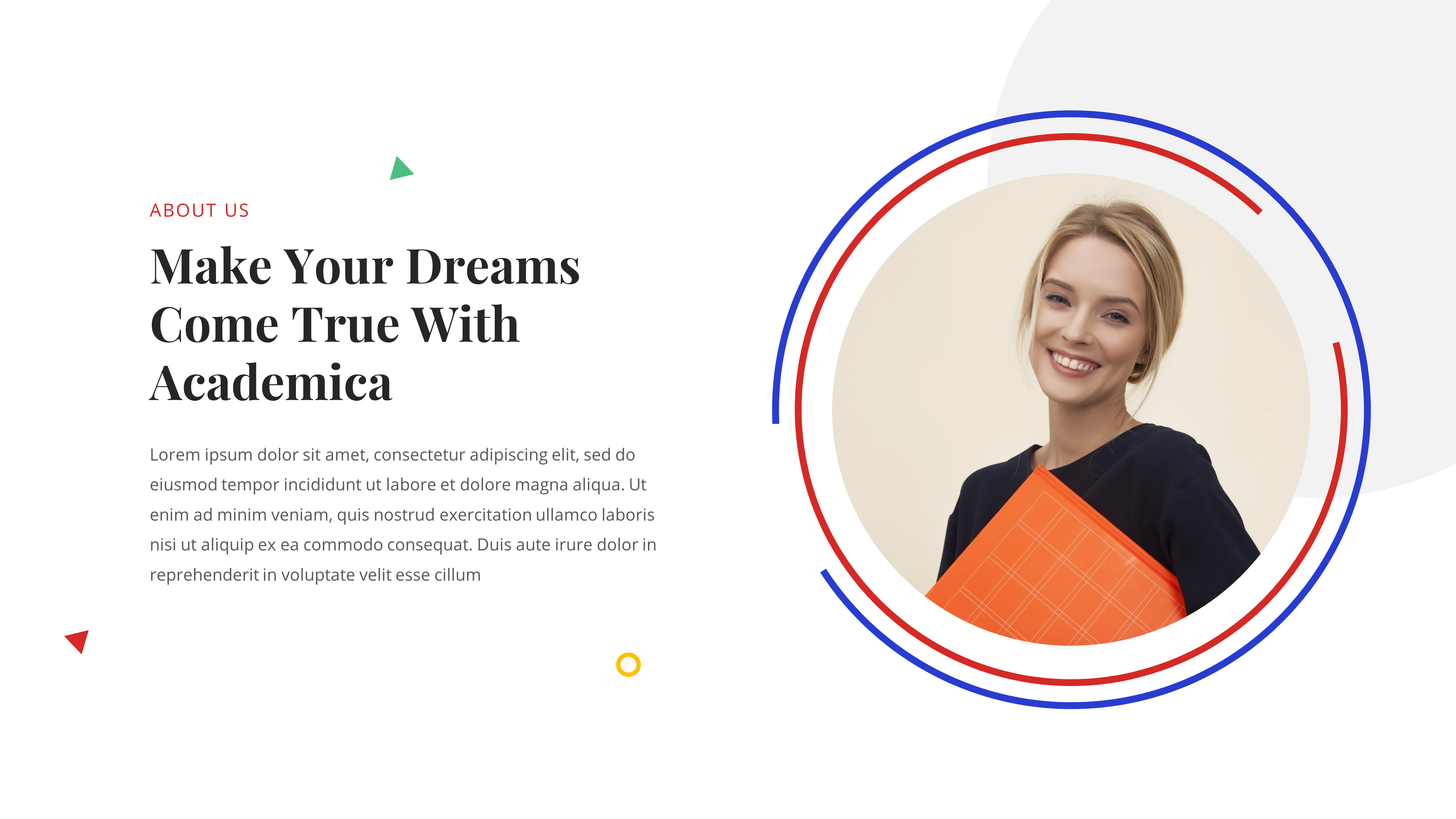 Academica - Education Google Slide Template, Presentation Templates