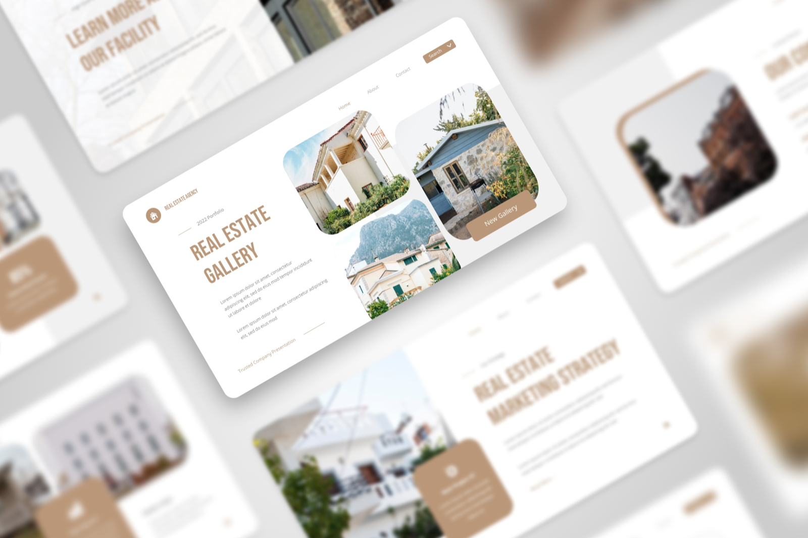 Housely - Real Estate Google Slide Template by AnnoraStudio | GraphicRiver