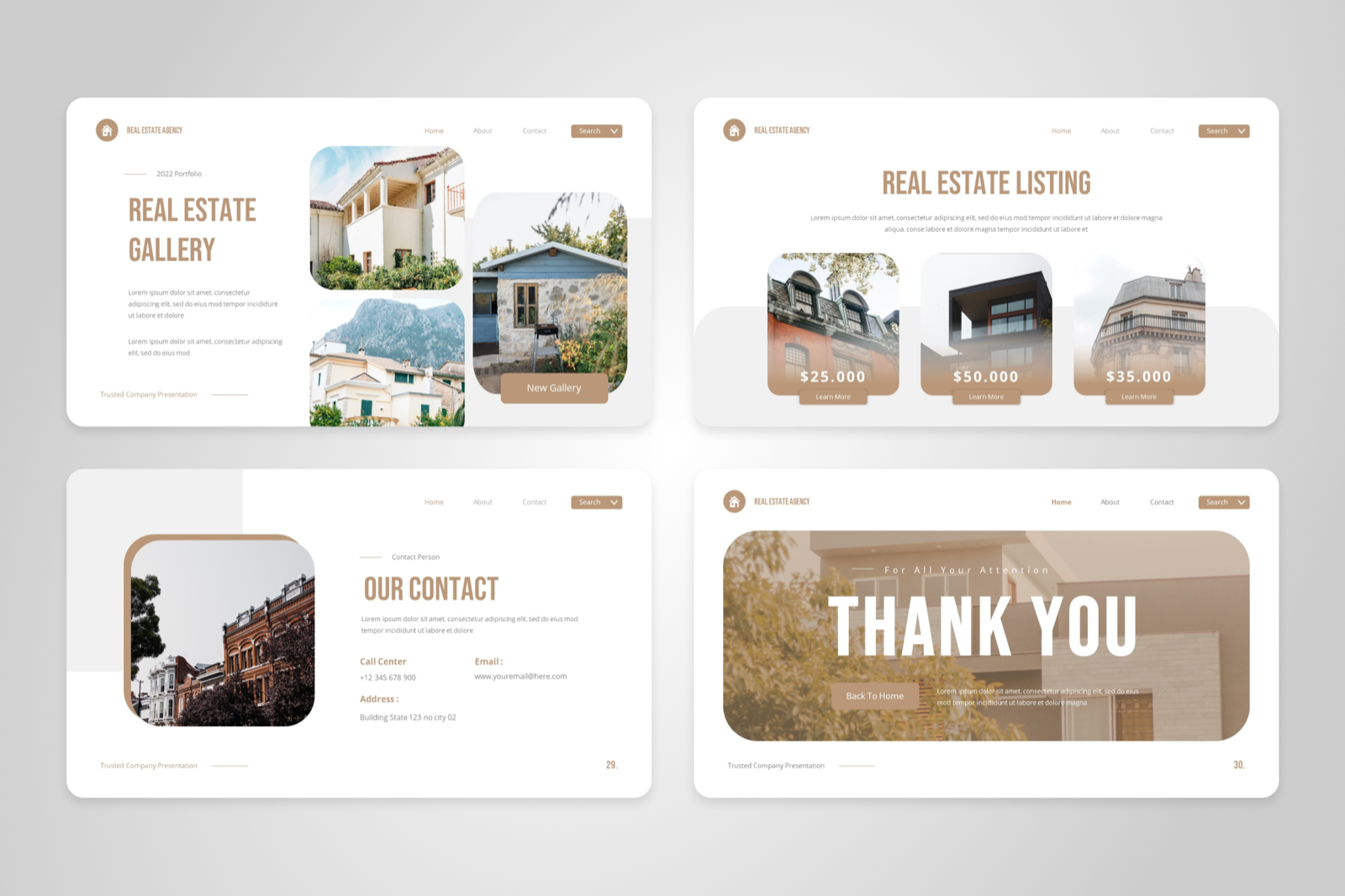 Housely - Real Estate Powerpoint Template, Presentation Templates ...