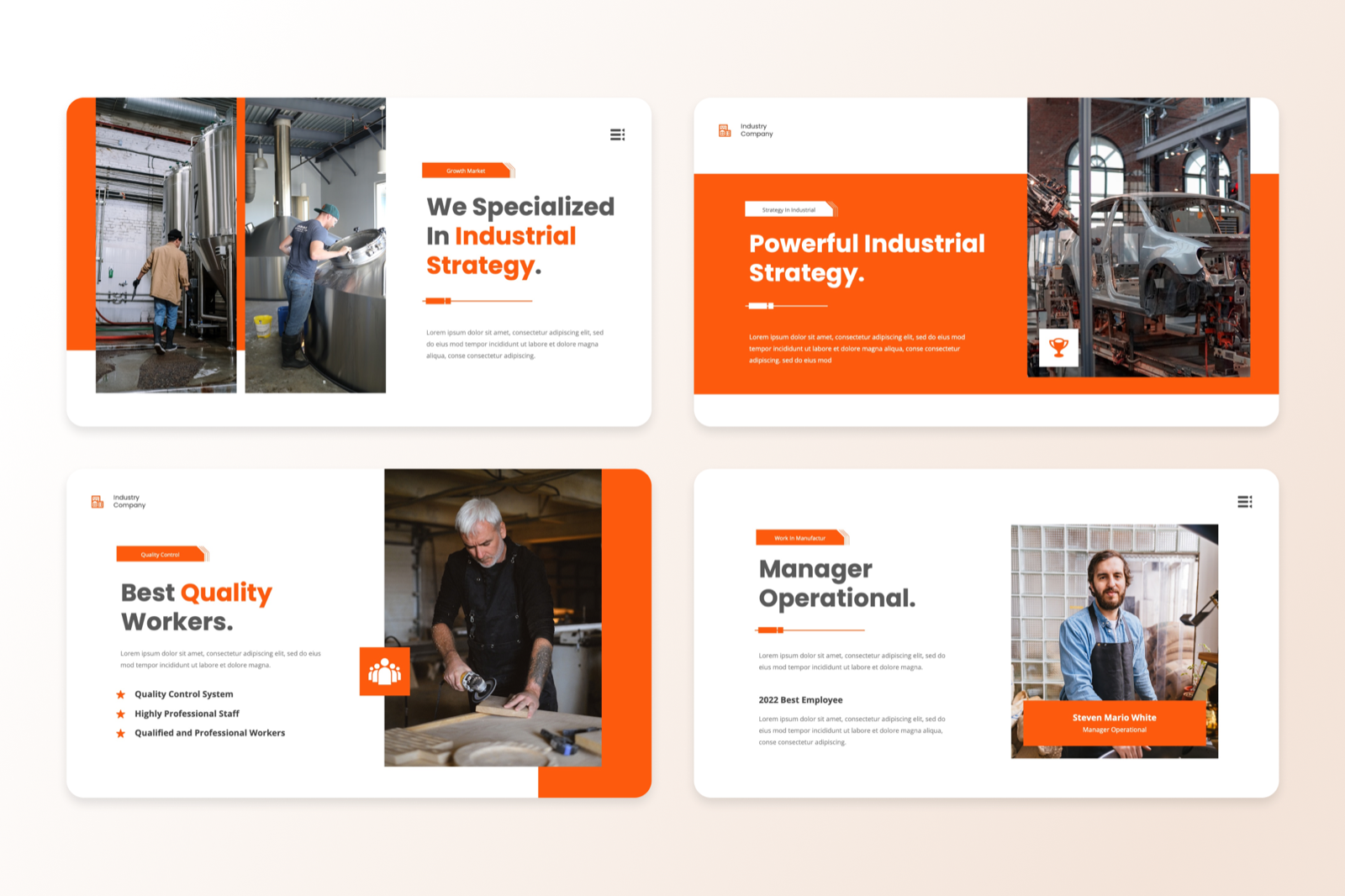 Industrix - Manufacturing Industry Keynote Template, Presentation Templates