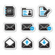 Email Mailbox Vector Icons Set as Labels, Vectors | GraphicRiver