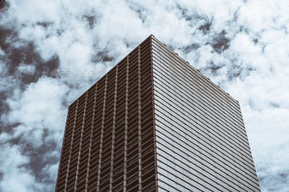 Cubic building in a cloudy sky Stock Photo by SkyNextphoto | PhotoDune