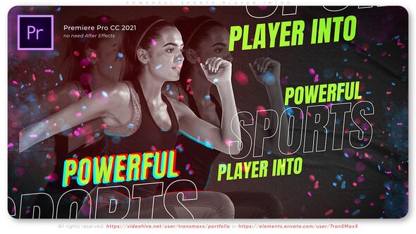 Powerful Sports Player Intro, Premiere Pro Templates | VideoHive