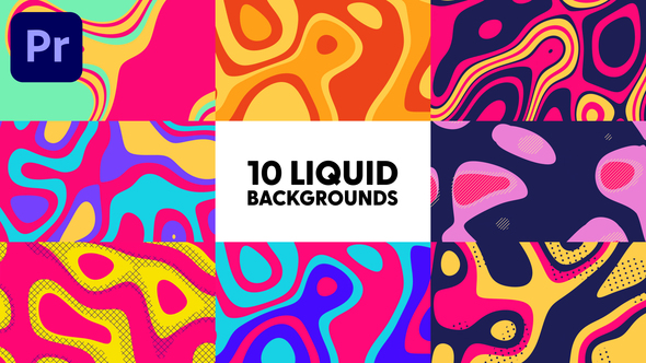 Liquid Backgrounds by GiraffeMotionStudio | VideoHive