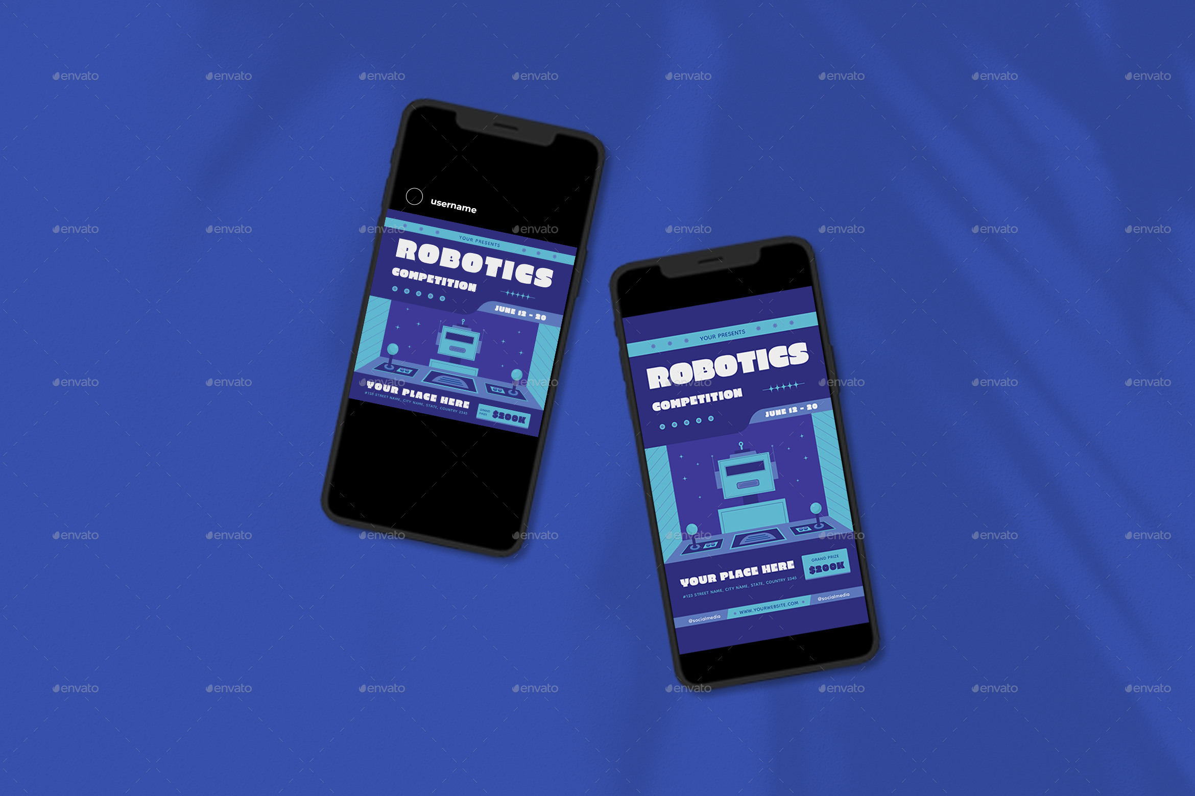 Robotics Contest Flyer, Print Templates | GraphicRiver