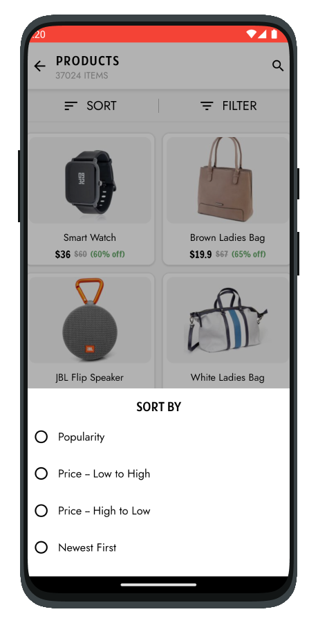 Ecommerce App Template in React Native | Multi Language | Light Mode ...