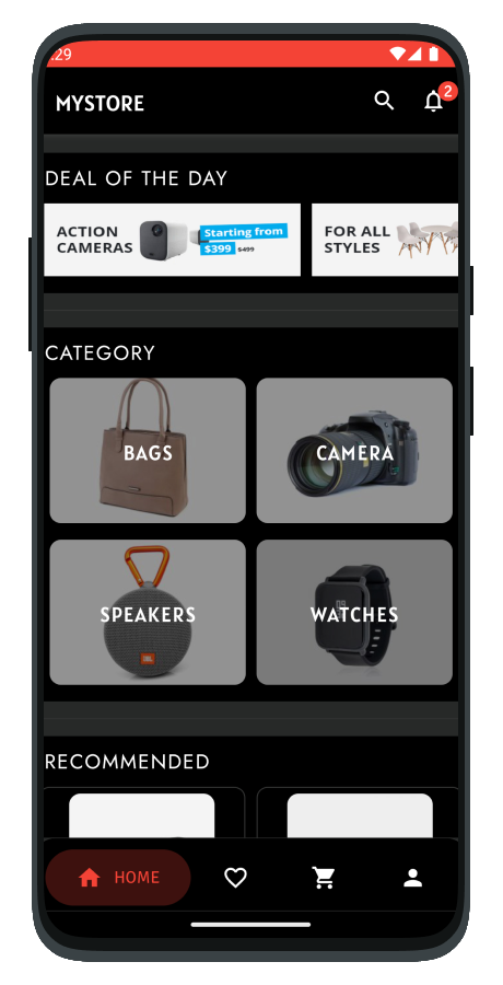 Ecommerce App Template in React Native | Multi Language | Light Mode ...