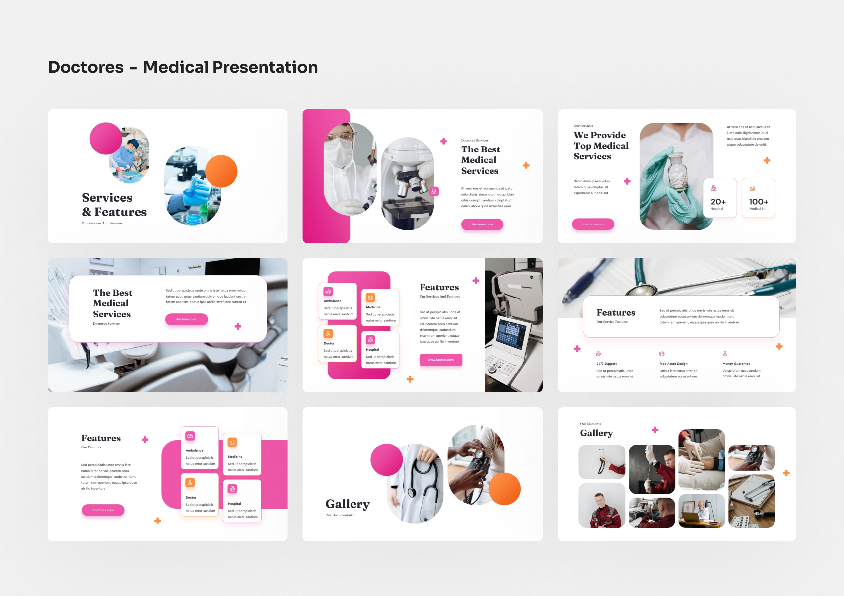 Doctores - Medical PowerPoint Presentation, Presentation Templates