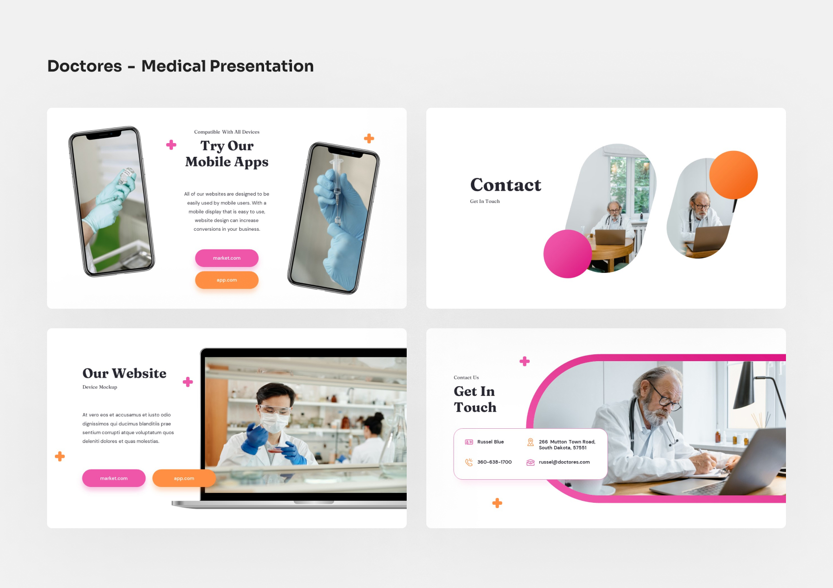 Doctores - Medical PowerPoint Presentation, Presentation Templates